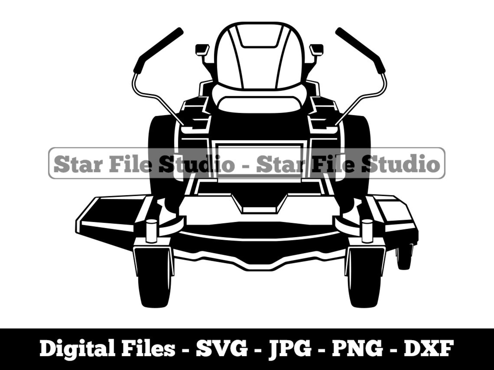 Zero Turn Lawn Mower #3 Svg, Lawn Mower Svg, Landscaping Svg, Lawn ...