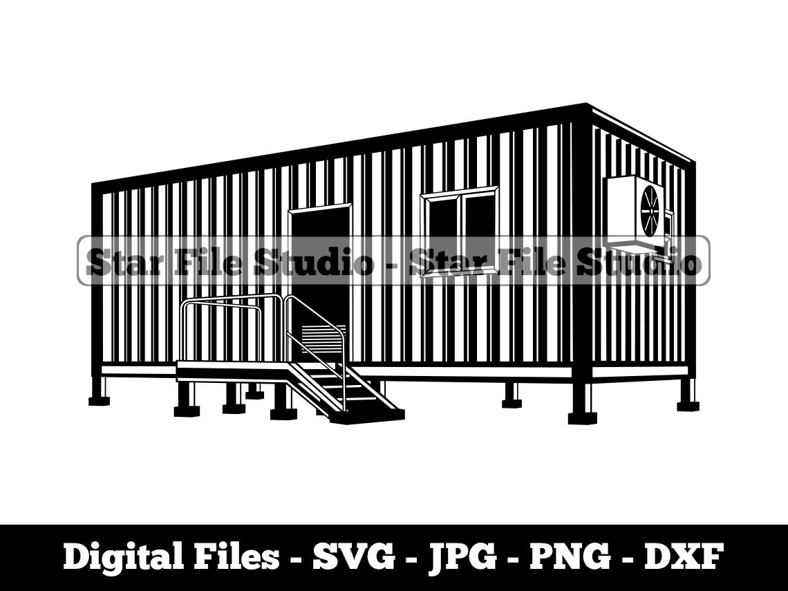 Portable Building Svg Portable Home Svg Portable Office Svg | Etsy