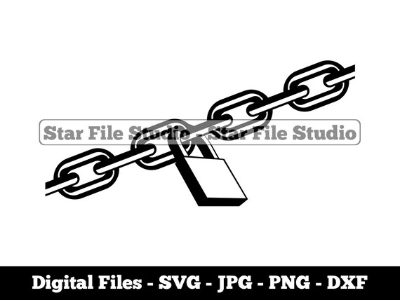 Lock Chain Svg Lock Svg Chain Svg Chain Png Chain Jpg - Etsy