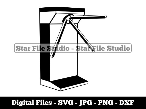 Turnstile Svg Gate Svg Access Svg Turnstile Png Turnstile | Etsy