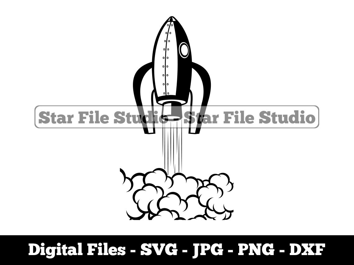 Rocketship Launch 3 Svg Spaceship Svg Rocket Svg Space - Etsy Canada