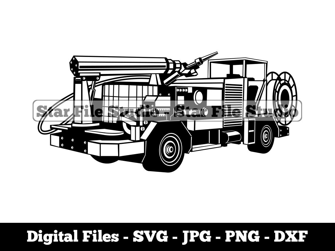 Concrete Spraying Machine Svg Concrete Sprayer Svg Heavy - Etsy