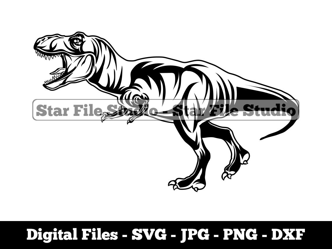 T-rex 2 Svg T-rex Svg Trex Svg Tyranosaurus Rex Svg T-rex - Etsy