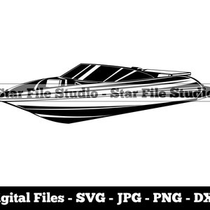 Speed Boat 8 Svg Speed Boat Svg Speedboat Svg Motor Boat - Etsy