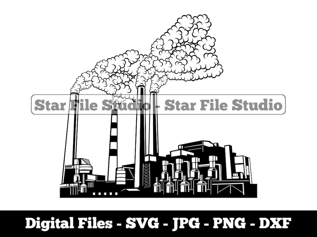 Factory Svg, Industry Svg, Manufacture Svg, Production Svg, Factory Png ...