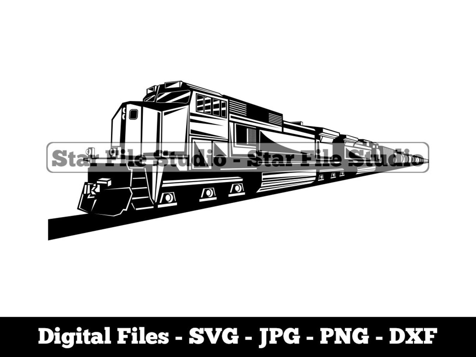 Freight Train 3 Svg Train Svg Locomotive Svg Train Png - Etsy