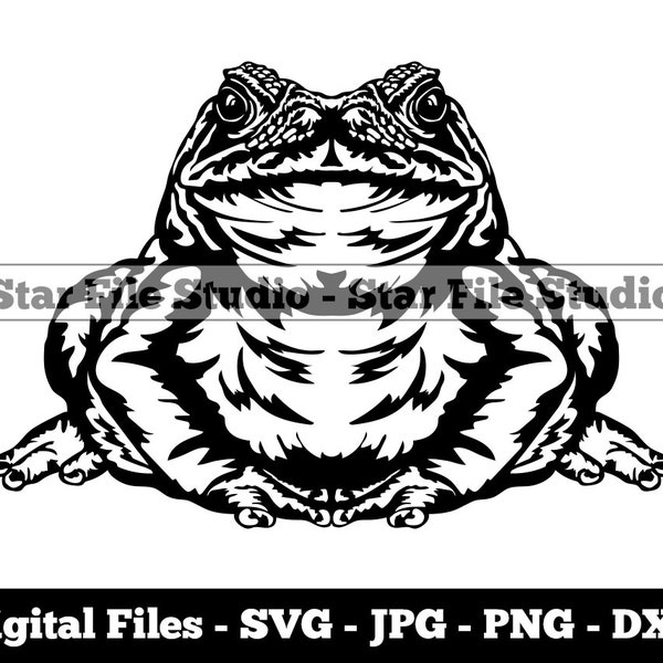 Toad Svg - Etsy