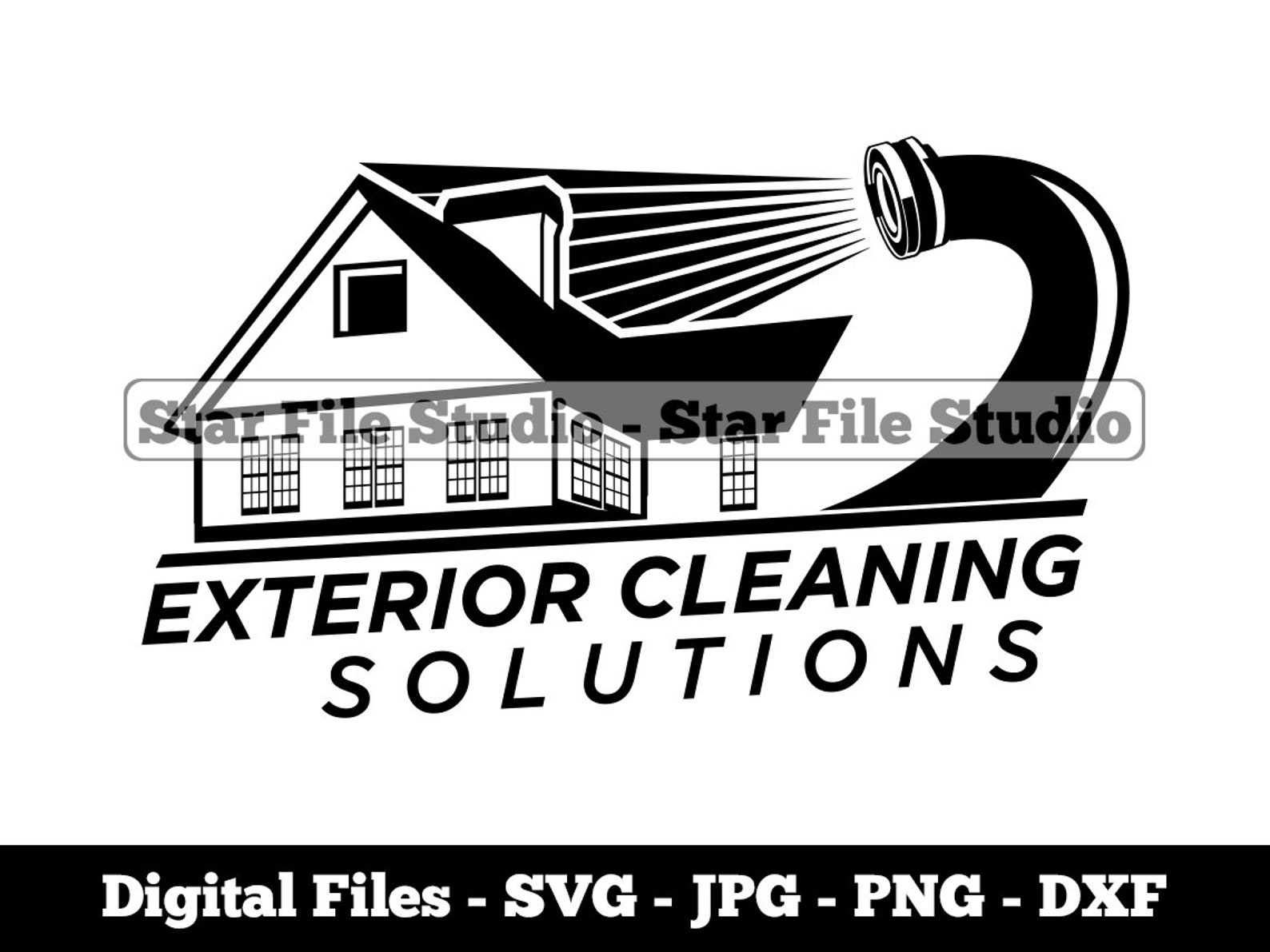 Exterior Cleaning Svg, Cleaning Logo Svg, Exterior Cleaning Business ...