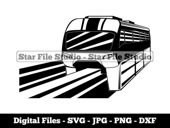 Monorail 3 Svg Train Svg Transportation Svg Monorail Png - Etsy
