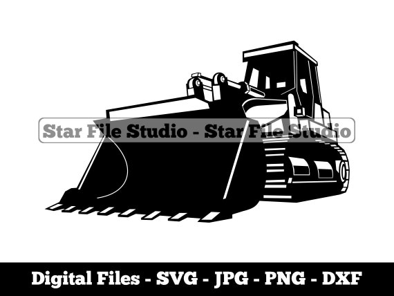 Bulldozer 11 Svg Bulldozer Svg Dozer Svg Heavy Equipment | Etsy