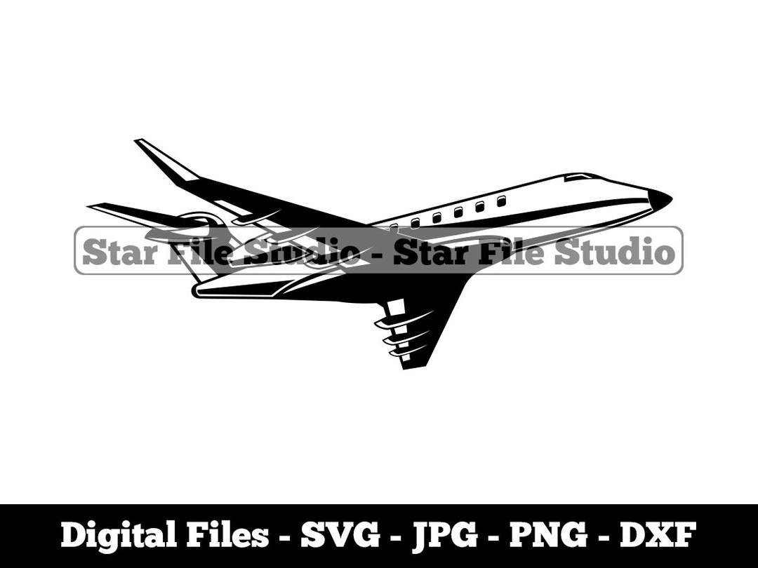 Private Jet #3 Svg, Business Jet Svg, Aircraft Svg, Private Jet Png ...