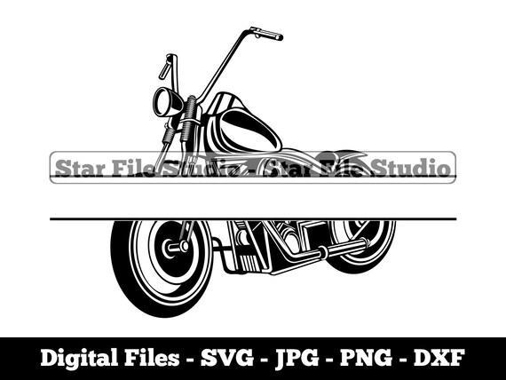 Motorcycle Split Monogram Svg Motorcycle Svg Motorbike Svg | Etsy