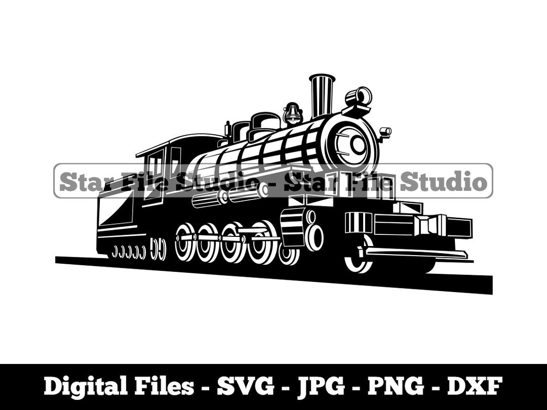 Locomotive Svg Train Svg Steam Engine Svg Locomotive Png Locomotive