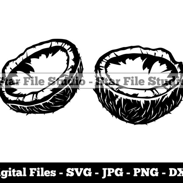 Coconut Svg - Etsy