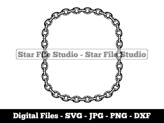 Chain Frame 2 Svg Chain Svg Frame Svg Chain Png Chain | Etsy