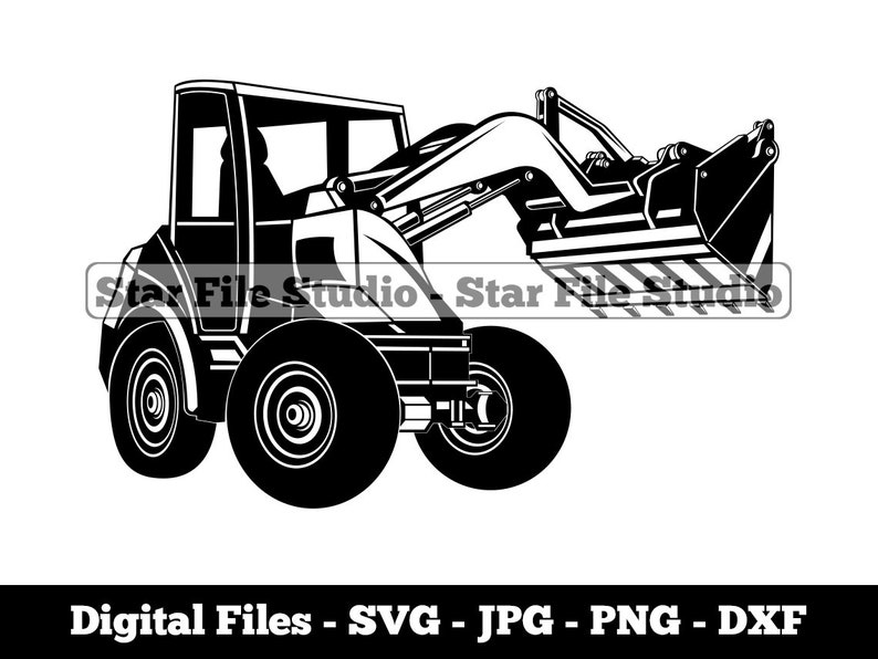 Articulated Loader 2 Svg Contractor Svg Heavy Equipment - Etsy