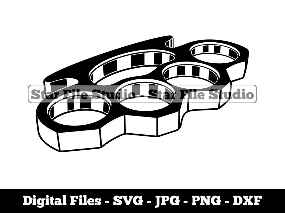 Brass Knuckles Svg, Brass Knuckles Png, Brass Knuckles Jpg, Fighting ...