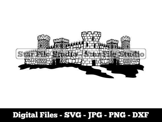 Fortress 2 Svg Fortification Svg Fortress Svg Castle Svg - Etsy