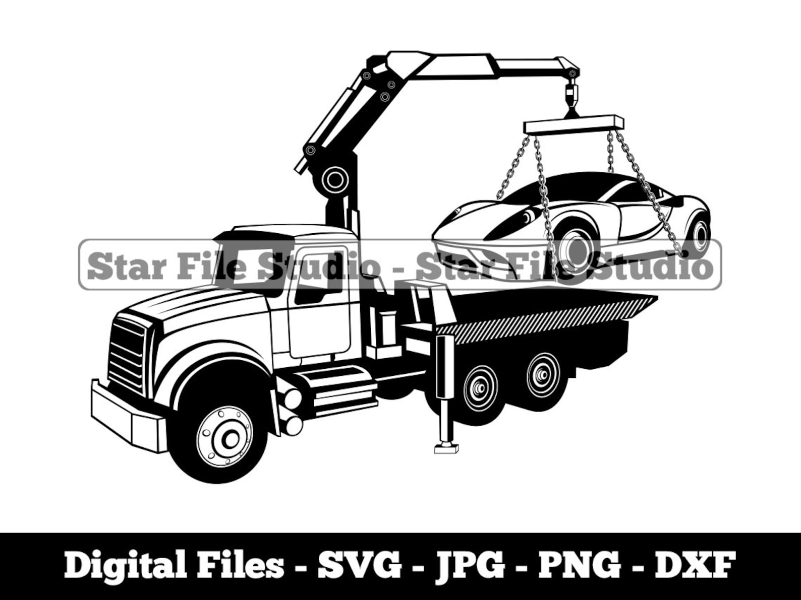 Tow Truck 8 Svg Tow Truck Svg Roadside Assistance Svg Tow - Etsy