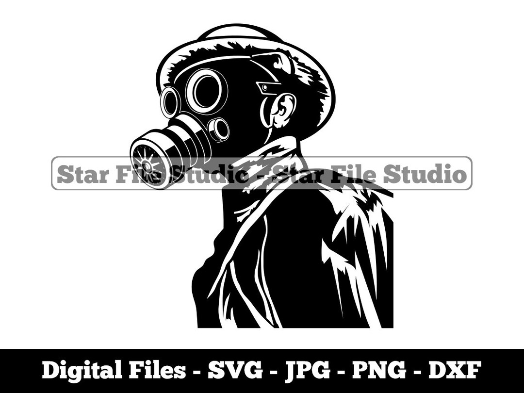 Gas Mask 3 Svg, Toxic Svg, Hazzard Svg, Gas Mask Png, Gas Mask Jpg, Gas ...