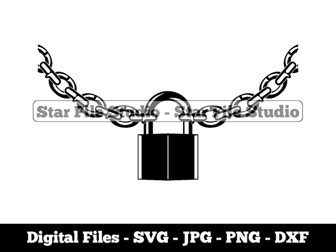Lock Chain #2 Svg, Chain Svg, Lock Svg, Chain Png, Chain Jpg, Chain ...