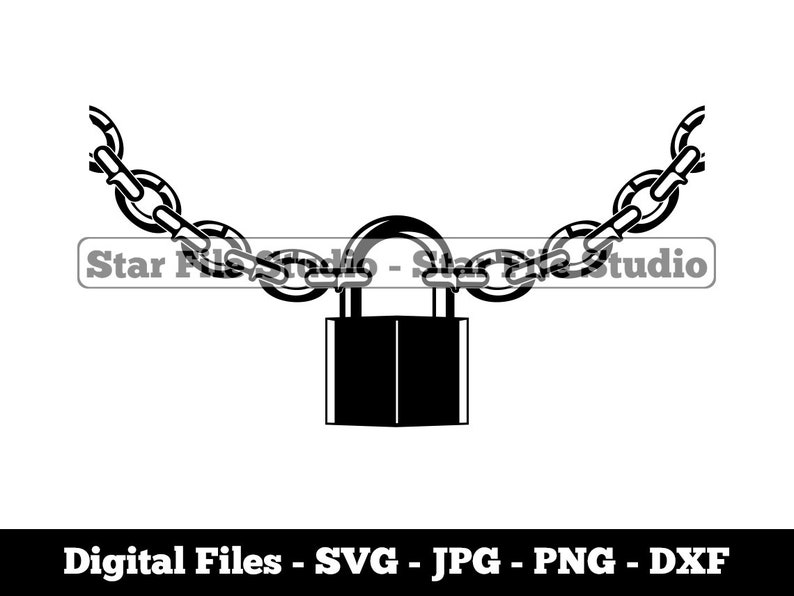 Lock Chain 2 Svg Chain Svg Lock Svg Chain Png Chain Jpg - Etsy Canada
