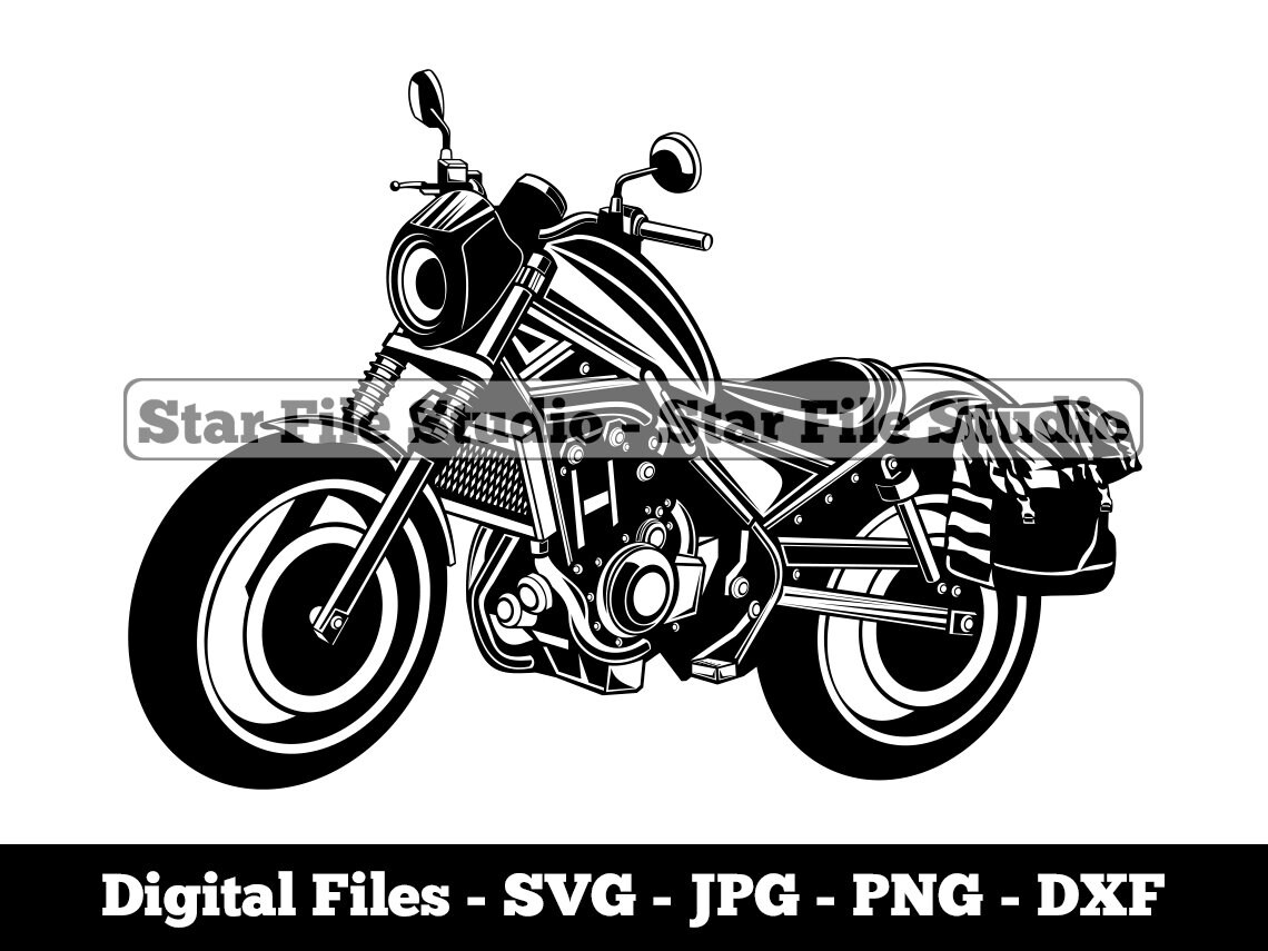 Cruiser Motorcycle Svg Biking Svg Motorbike Svg Motorcycle - Etsy