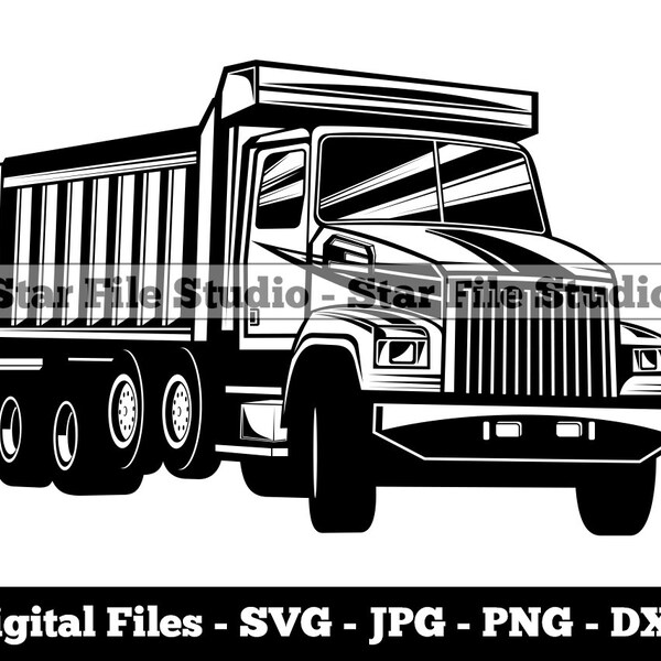 Mack Dump Truck Svg - Etsy