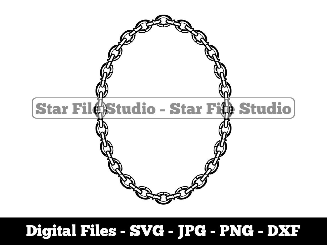 Chain Frame Svg Chain Svg Frame Svg Chain Png Chain Jpg | Etsy