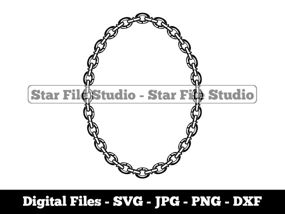 Chain Frame Svg Chain Svg Frame Svg Chain Png Chain Jpg | Etsy