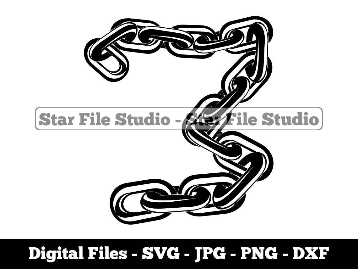 Chain #2 Svg, Chain Svg, Metal Chain Svg, Chain Png, Chain Jpg, Chain ...
