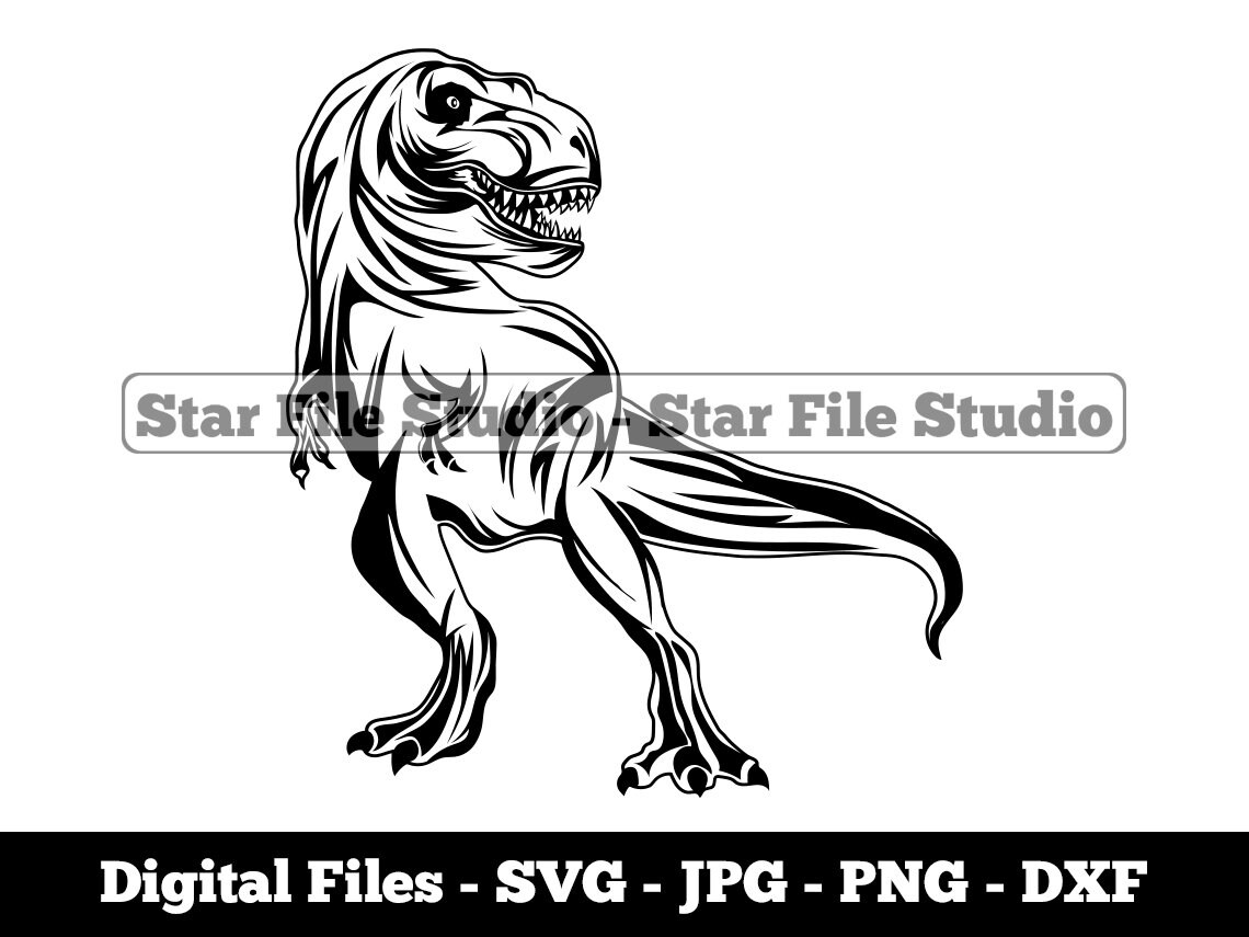 T-rex 4 Svg T-rex Svg Trex Svg Tyranosaurus Rex Svg T-rex - Etsy