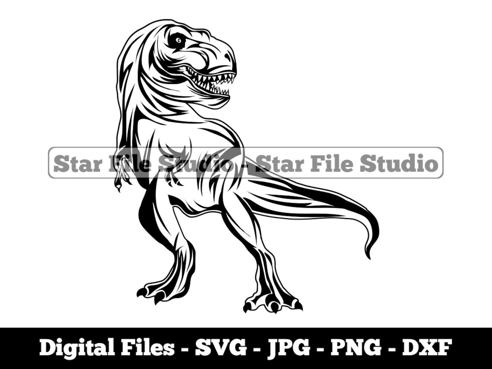 T-rex 4 Svg T-rex Svg Trex Svg Tyranosaurus Rex Svg T-rex - Etsy