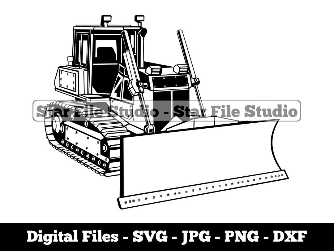 Crowler Dozer #2 Svg, Bulldozer Svg, Heavy Equipment Svg, Crowler Dozer ...