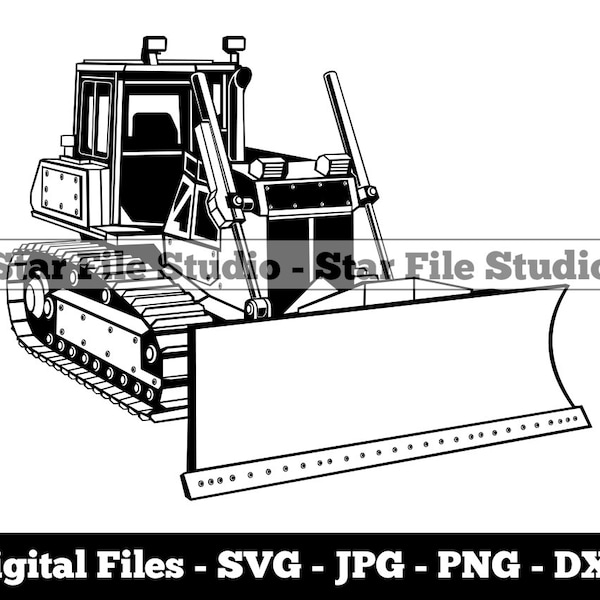 Caterpillar Dozer Svg - Etsy