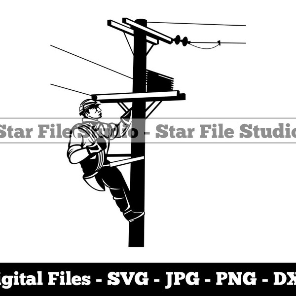 Lineman Svg Files - Etsy
