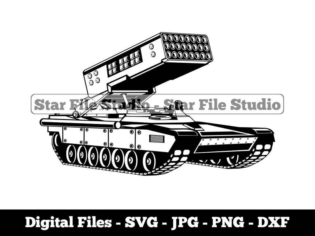 Multiple Rocket Launcher 4 Svg, Rocket Launcher Png, Rocket Launcher ...