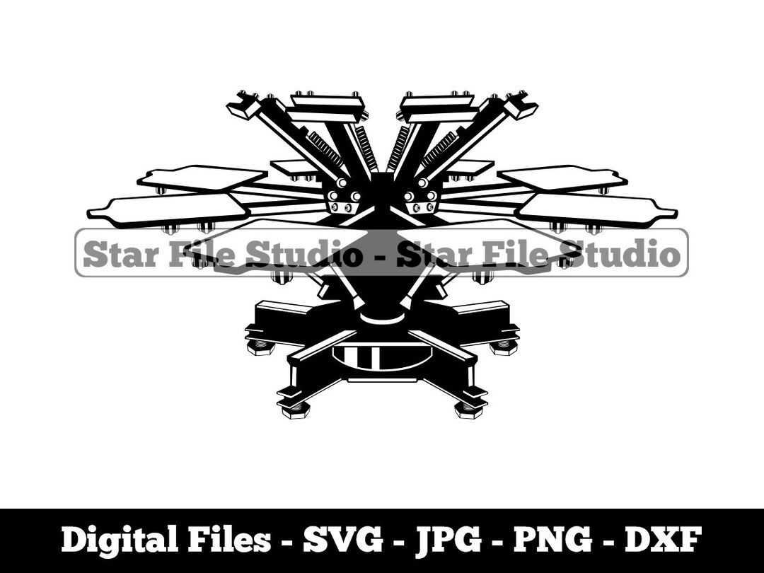 T-shirt Printing 2 Svg, Heat Press Machine Svg, Print on Demand Svg, T ...