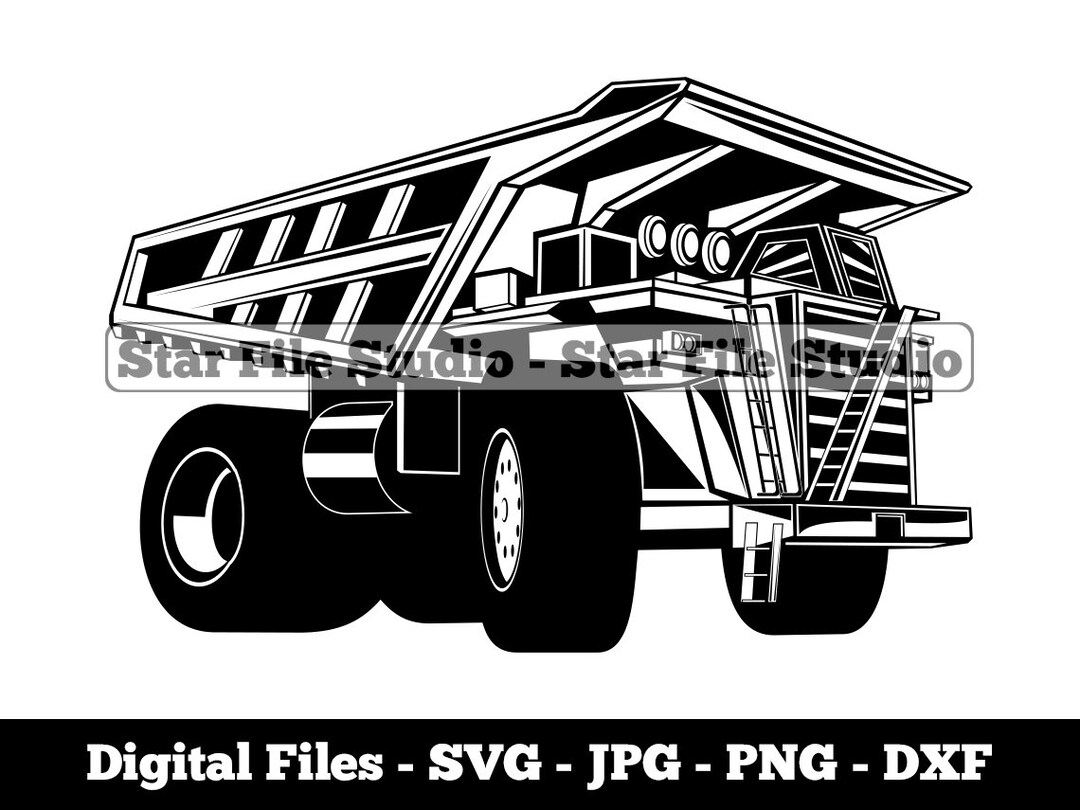 Haul Truck #2 Svg, Heavy Equipment Svg, Trucker Svg, Trucking Svg, Haul ...