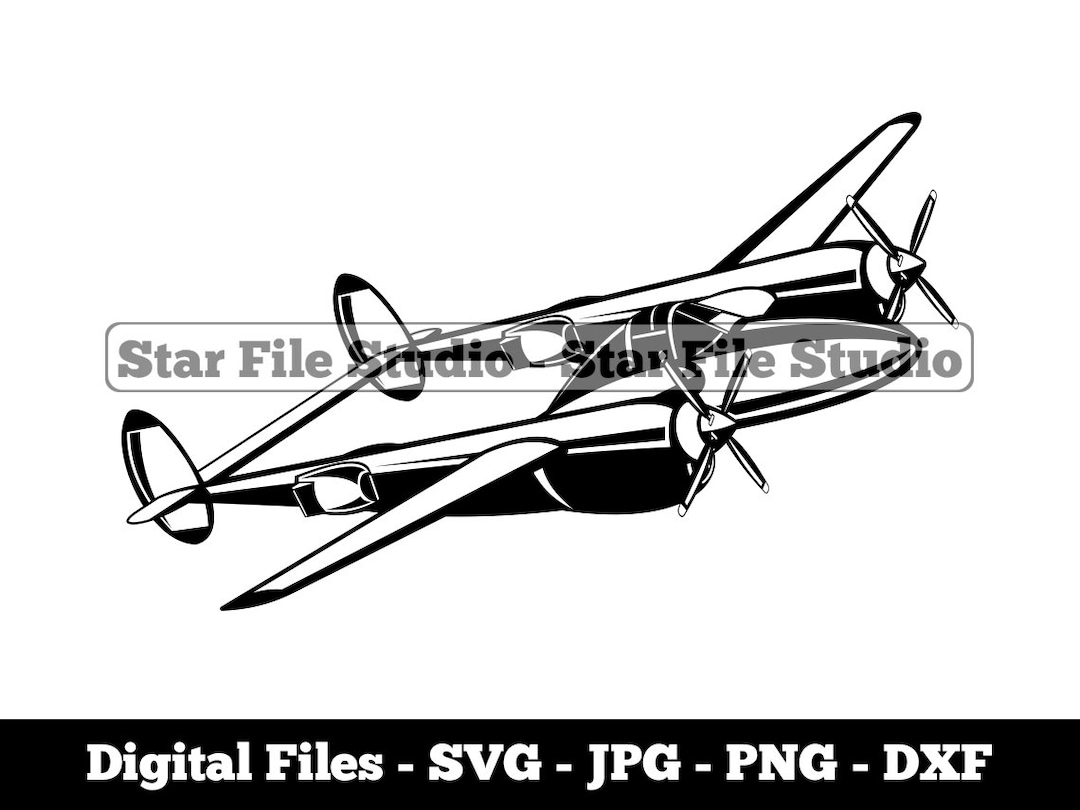 World War 2 Aircraft #2 Svg, WW2 Airplane Svg, World War 2 Airforce Svg ...