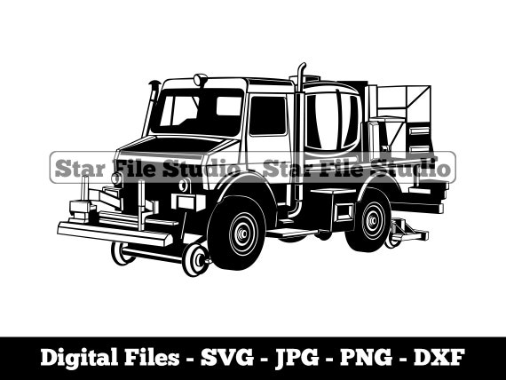 Railroad Machine 3 Svg Railroad Vehicle Svg Heavy Equipment - Etsy