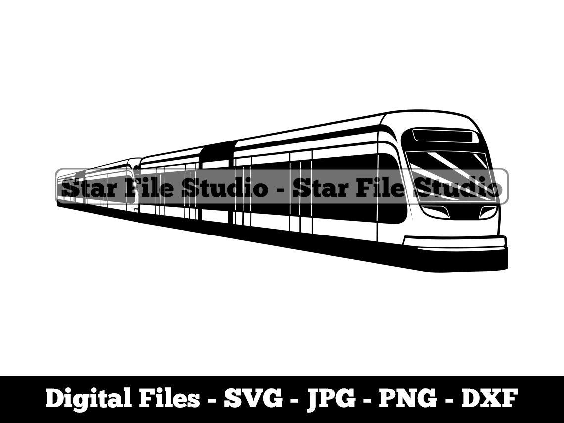 Light Rail 3 Svg Train Svg Transportation Svg Light Rail - Etsy