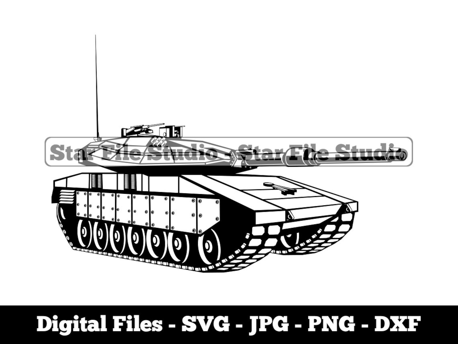 Battle Tank 3 Svg Tank Svg Army Svg Battle Tank Png - Etsy