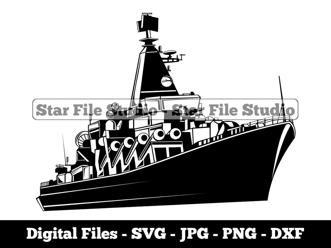 Cruiser Ship 2 Svg, Battleship Svg, Navy Svg, Cruiser Png, Cruiser Jpg ...