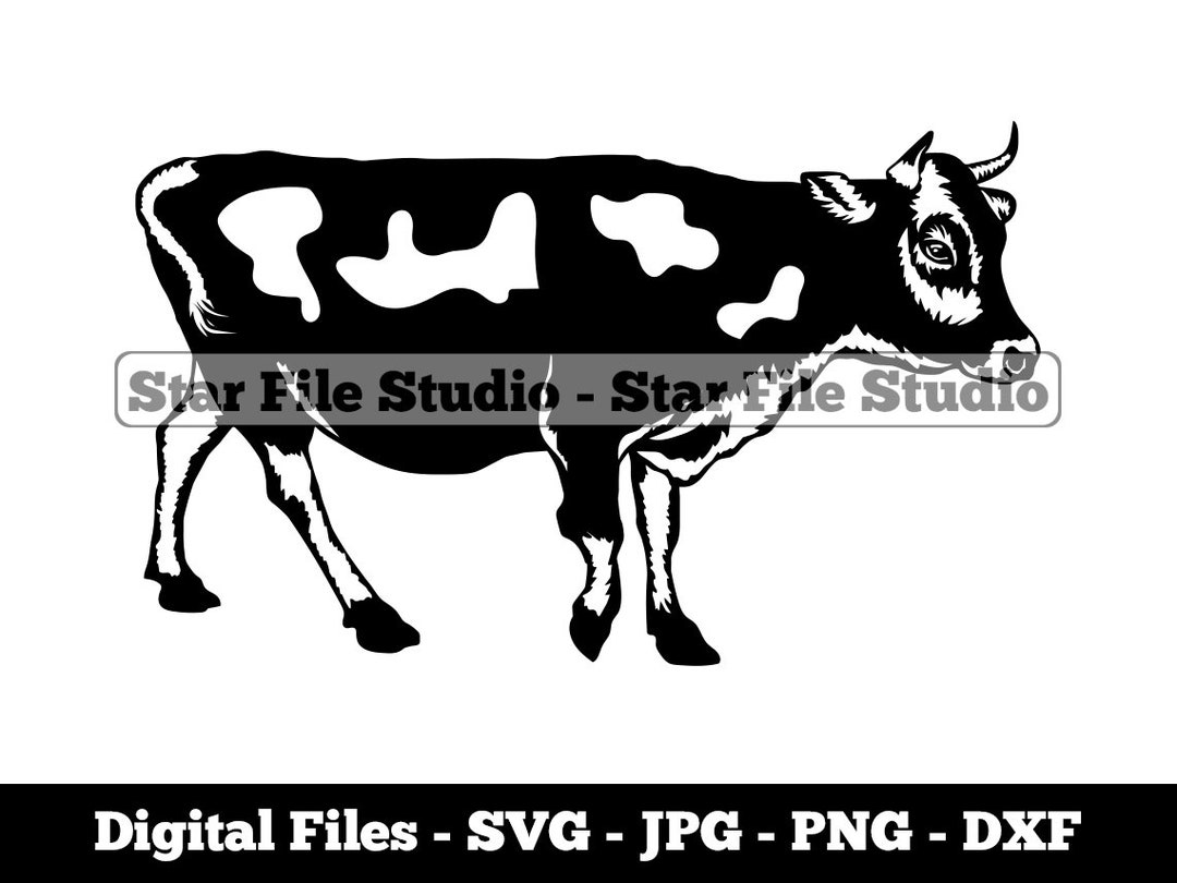 Vaca svg vaca lechera svg ganado svg vaquilla svg vaca - Etsy México