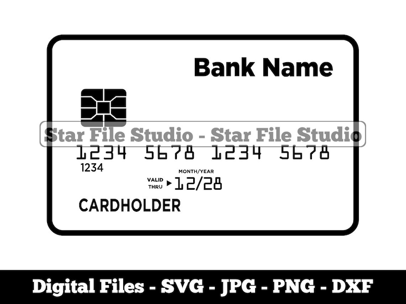 Ec-Karten Vorlage Svg EC-Karten Svg Ec-Karte Svg Ec-Karte - Etsy