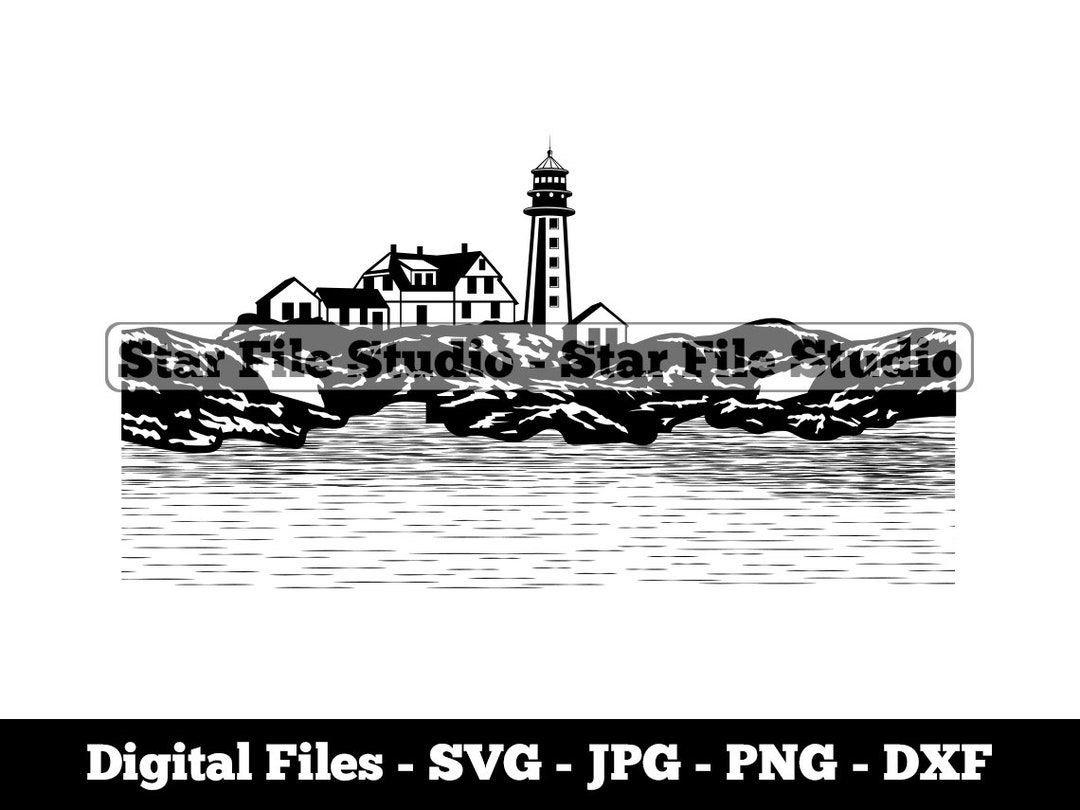 Lighthouse #5 Svg, Lighthouse Svg, Nautical Svg, Lighthouse Png ...
