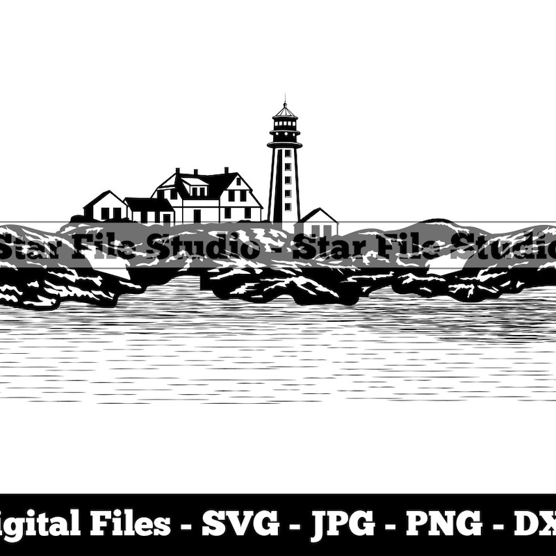 Lighthouse Svg - Etsy