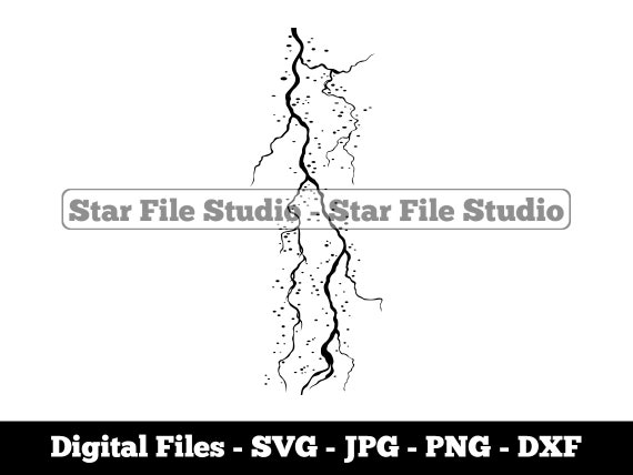 Lightning Strike 2 Svg Lightning Svg Thunder Svg - Etsy Canada