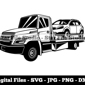 Paper, Party & Kids Paper Tow Truck Files for Cricut Jpeg Tow Truck Svg ...